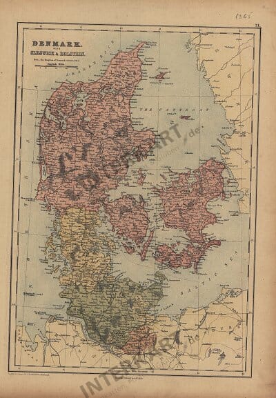 Denmark - Country / Region Maps - Antique and historic maps
