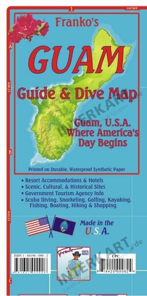 Guam Dive Map and Guide