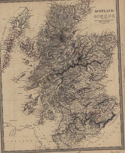 1830 - Scotland (Replica) - old historical map