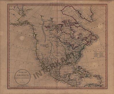 North America - America - Continent Maps - Antique and historic maps