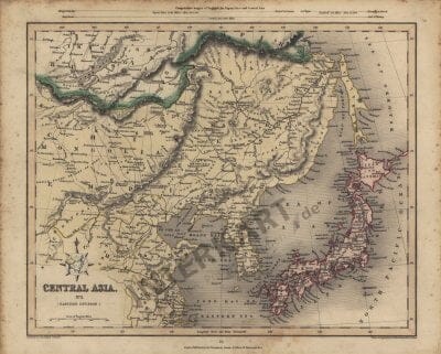 1839 - Asia IV - old historical map