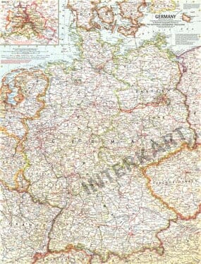 NGS 1959 Germany Map