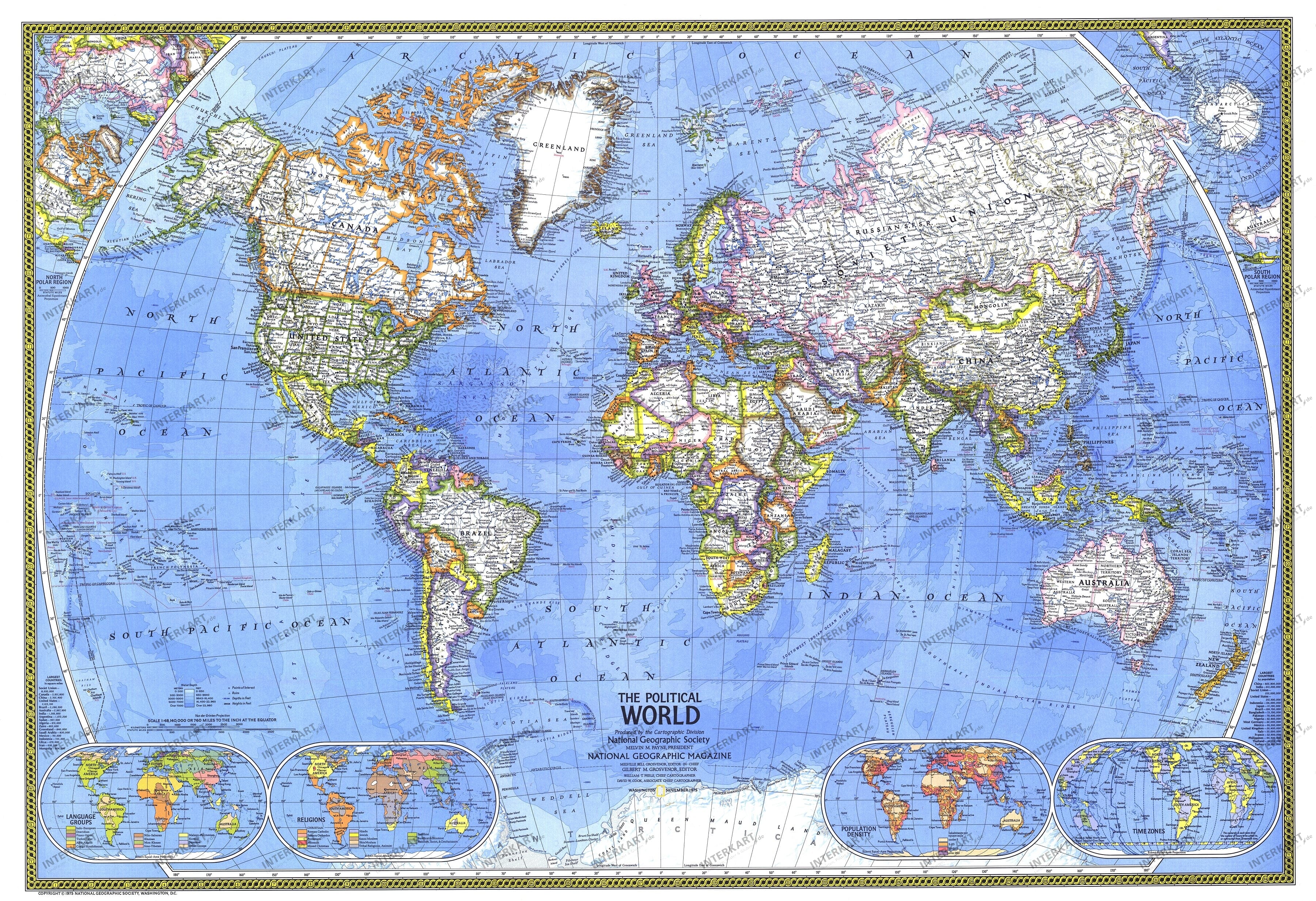 NGS 1975 World Map