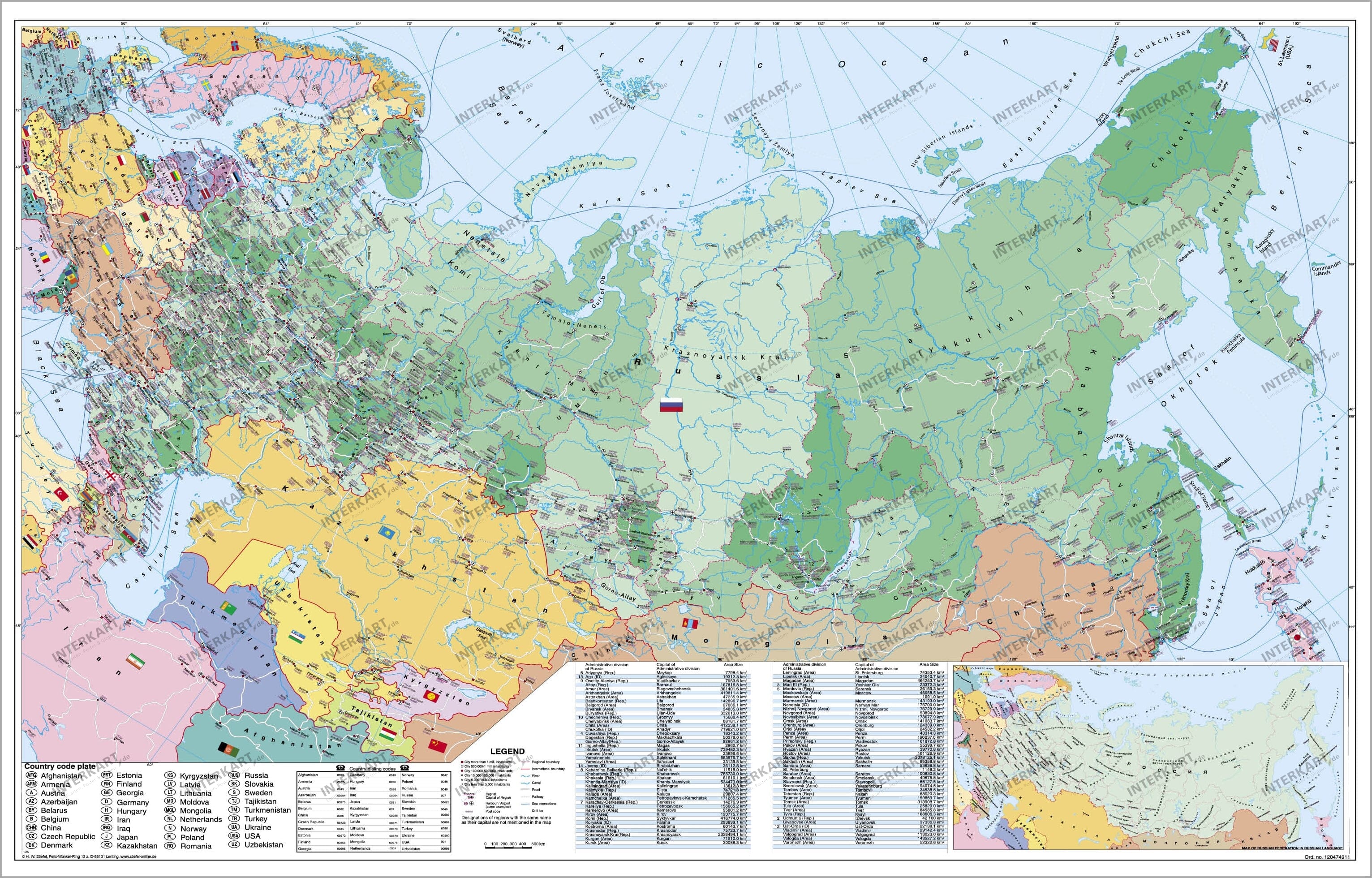 Physical Map Of Russia Map Of Zip Codes