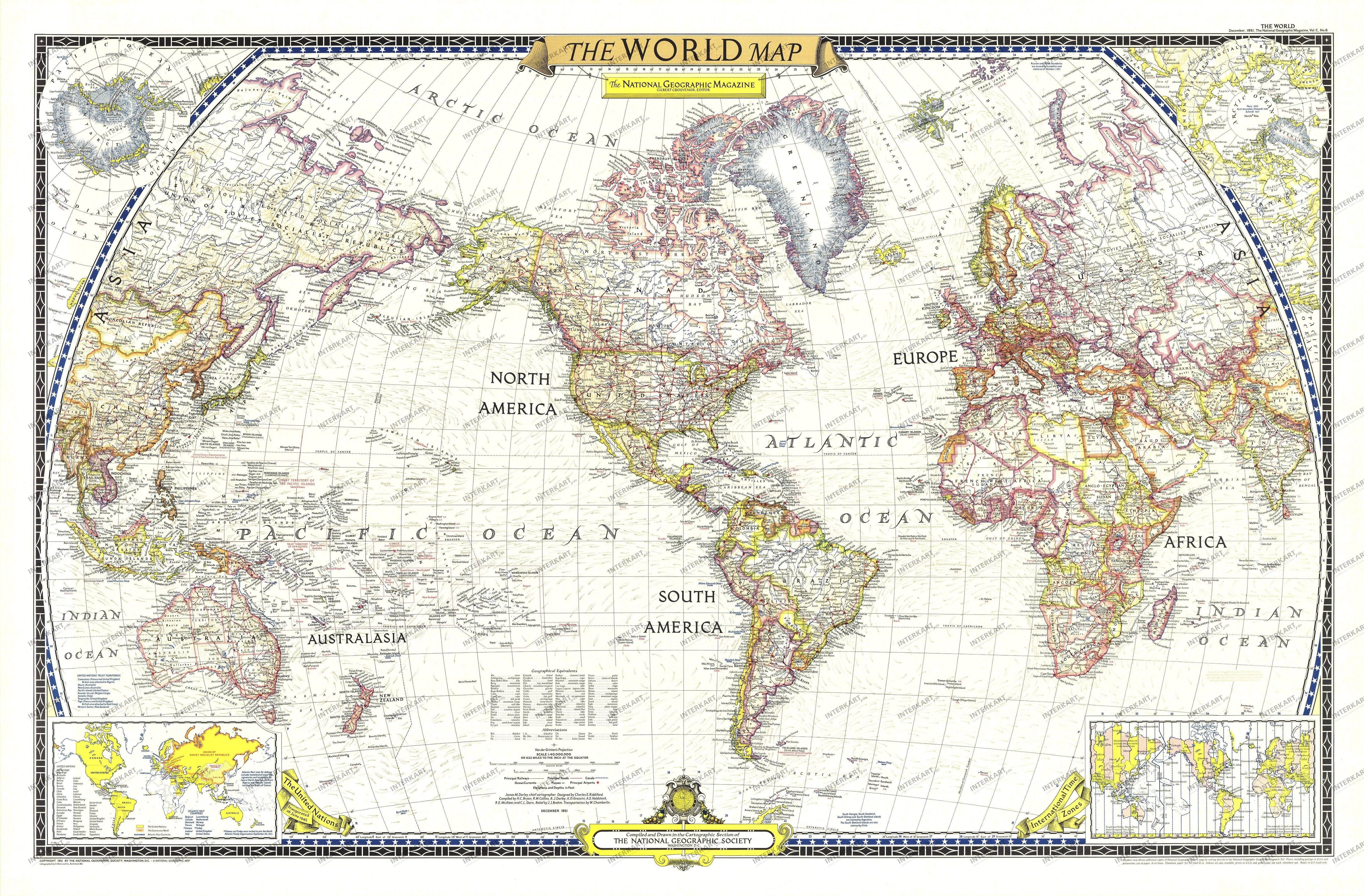 NGS 1960 World Map
