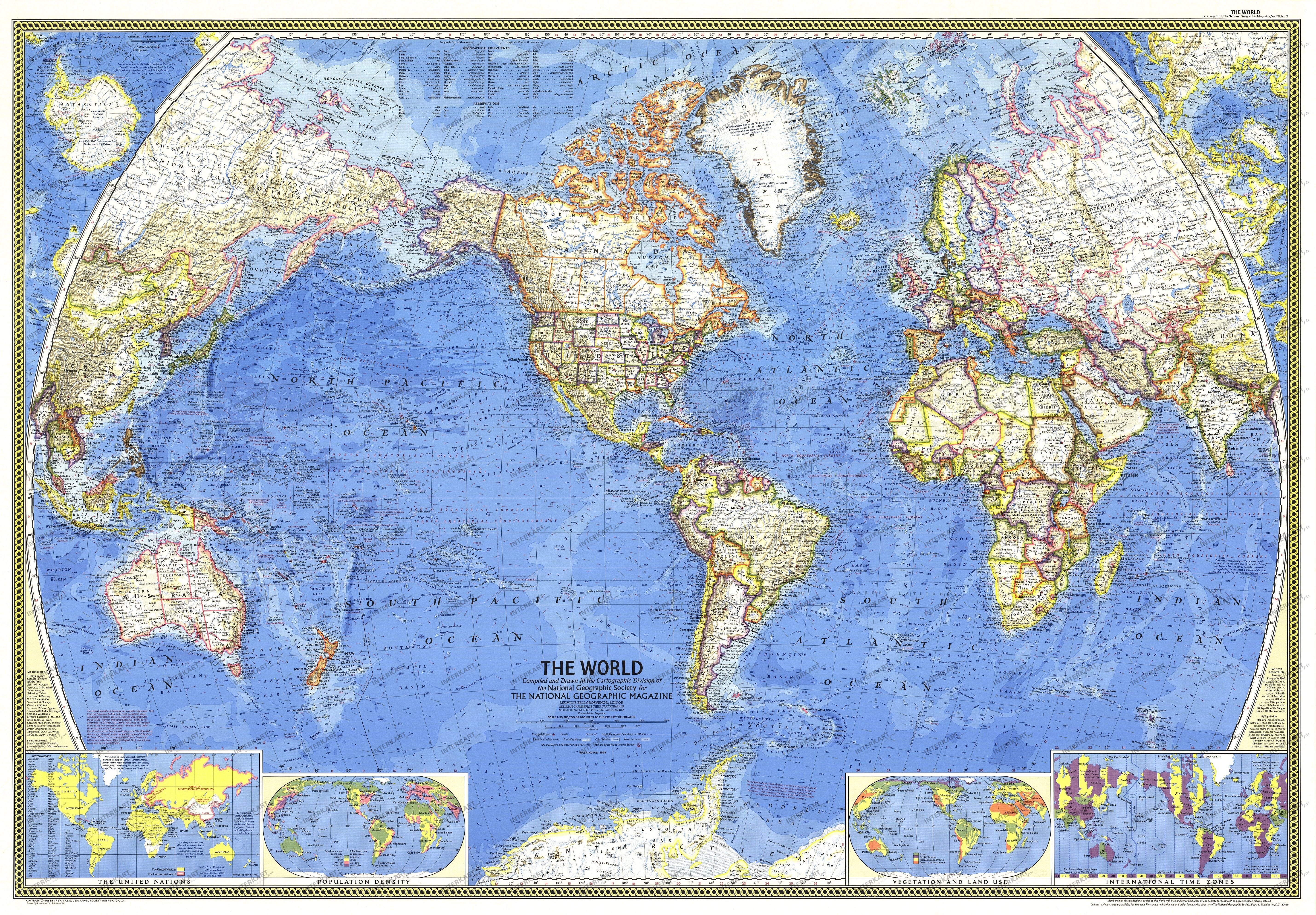 NGS 1960 World Map